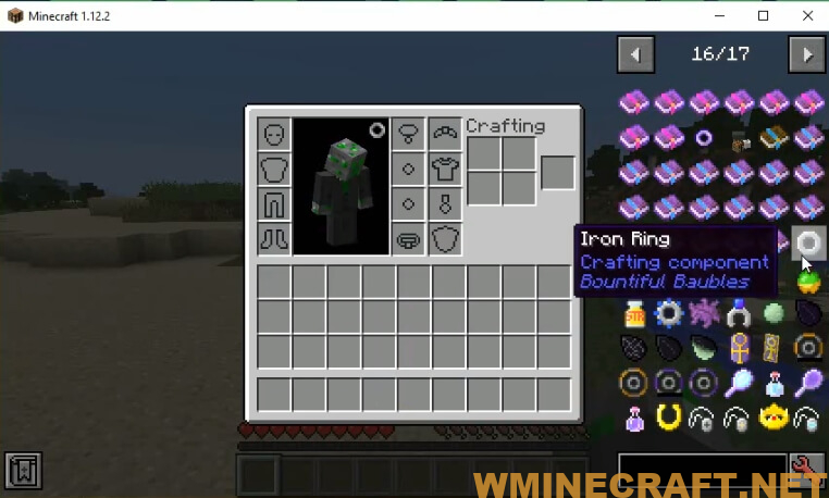 Baubles Mod 1.15.2-1.12.2 for Minecraft - add space in the character's ...