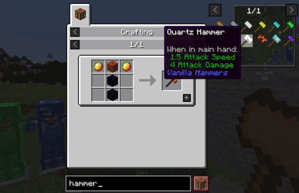 Vanilla Hammers Mod for Minecraft 1.16.4-1.16.3-1.15.2 - Wminecraft.net