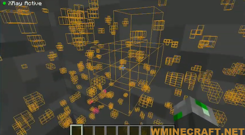 Advanced XRay Mod 1.16.5/1.15.2 highlights useful blocks in the Minecraft