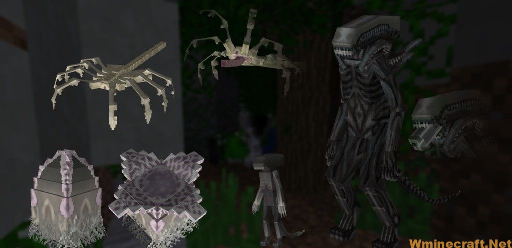 Refresh Minecraft world with Aliens vs. Predator Mod 1.12.2-1.10.2