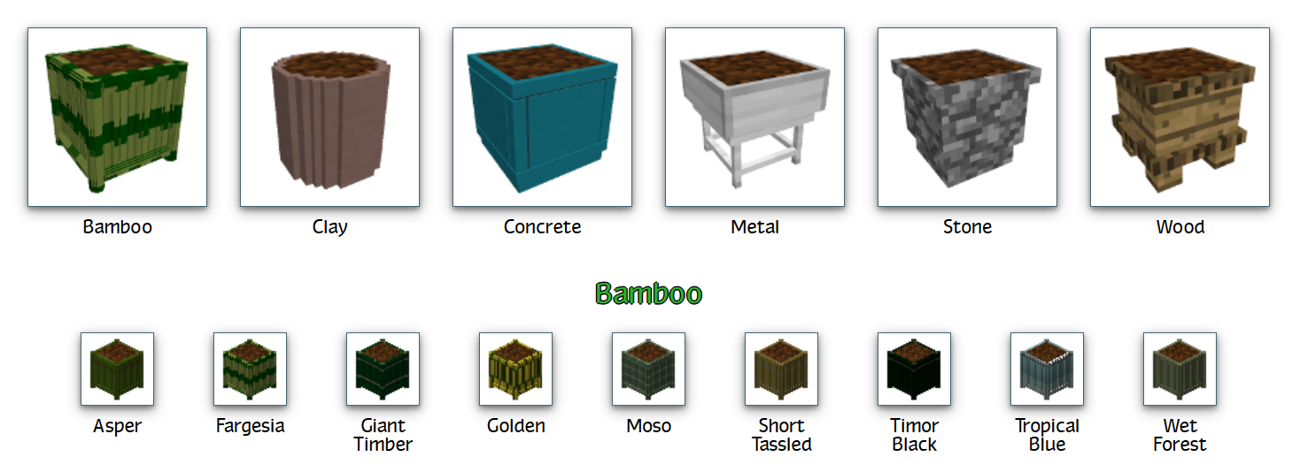 Plant Mega Pack Mod 1.12.2 for Minecraft - Theme of plants - Wminecraft.net