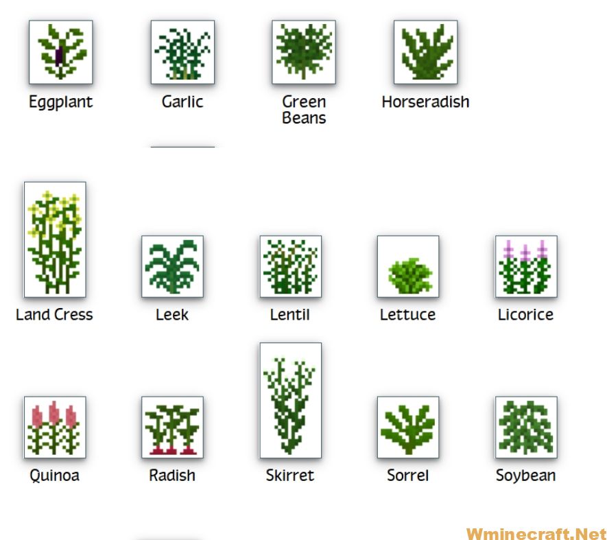 Plant Mega Pack Mod 1.12.2 for Minecraft - Theme of plants - Wminecraft.net