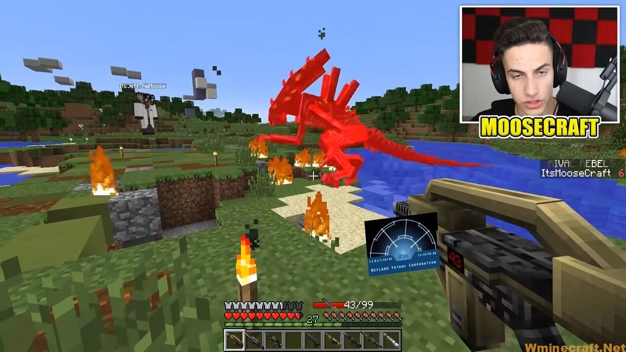 Refresh Minecraft world with Aliens vs. Predator Mod 1.12.2-1.10.2