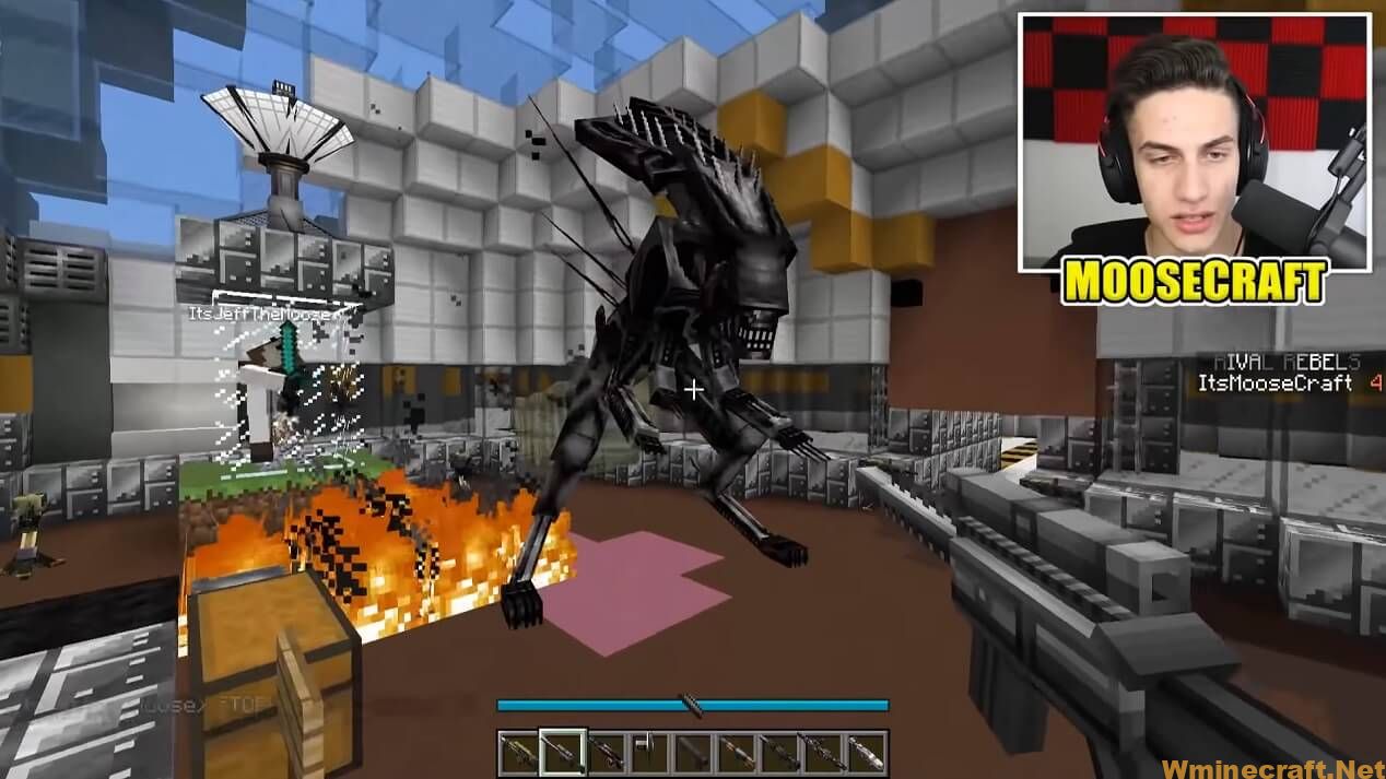 Refresh Minecraft world with Aliens vs. Predator Mod 1.12.2-1.10.2