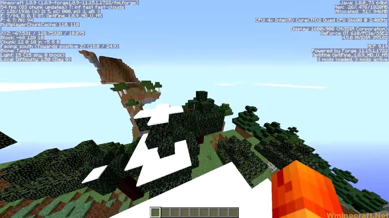 BetterFps Mod 1.12.2 and interesting things you should explore ...