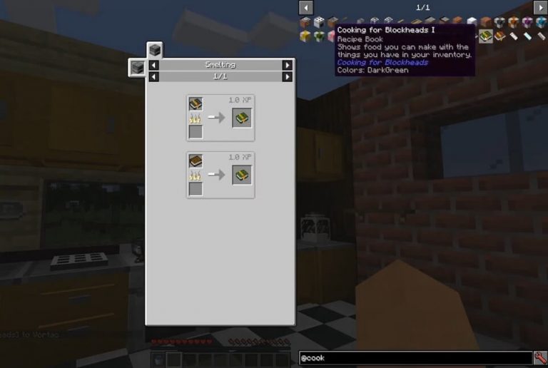 Cooking for Blockheads Mod 1.16.3 helps you cook the best in Minecraft