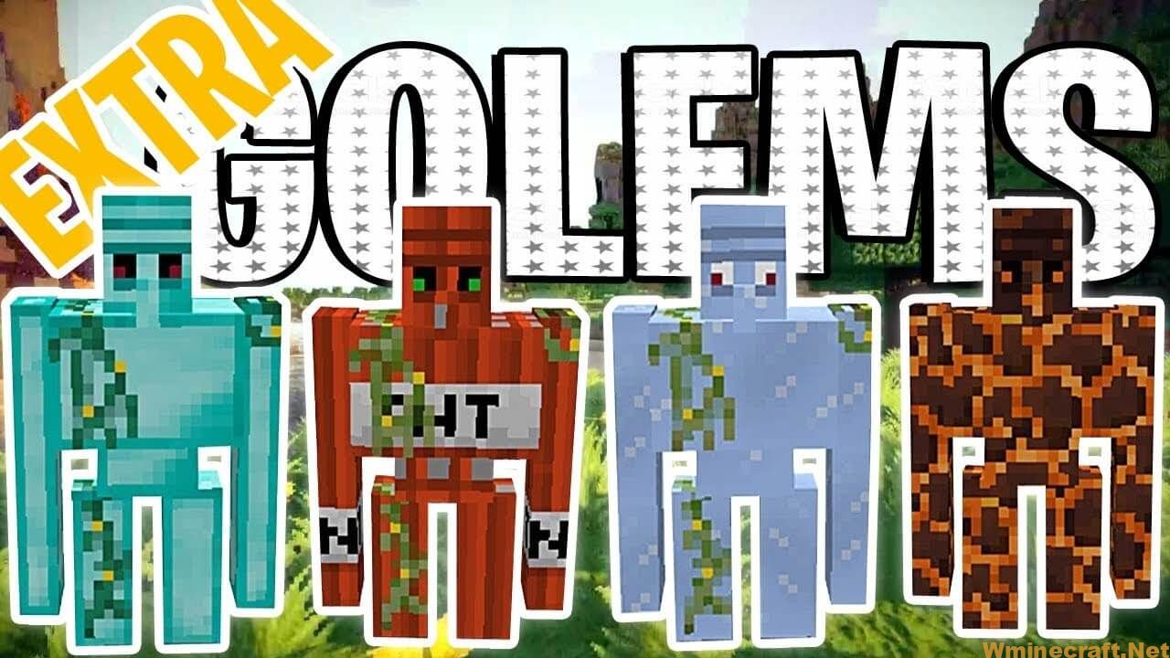 Extra Golems Mod 1.16.3/1.15.2 - Download Extra Golems Mod Minecraft