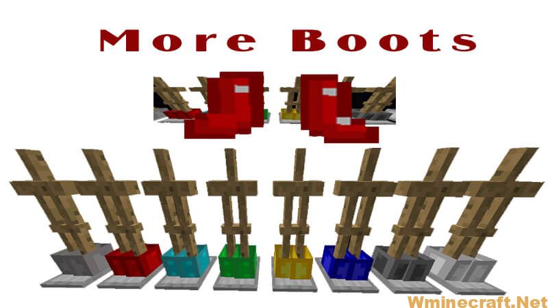 More Boots Mod for Minecraft - Add shoes to add effects