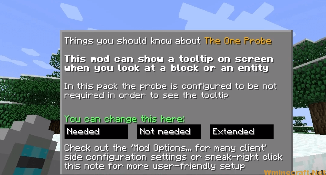The One Probe Mod 1.17.1/1.16.5 [Upgraded version of WAILA Mod ...