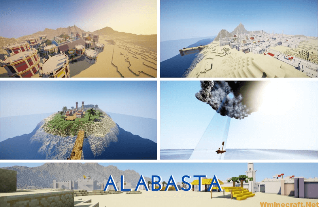 The world of One Piece Map 1.15.2 - Wminecraft.net