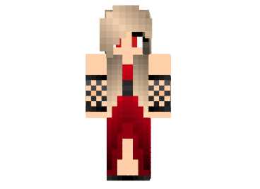Vampire Girl Minecraft Skin